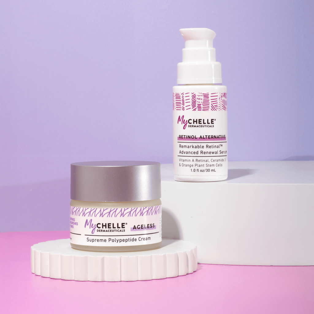 Retinal Serum + Peptide Cream Bundle - Anti-Aging Duo | MyCHELLE